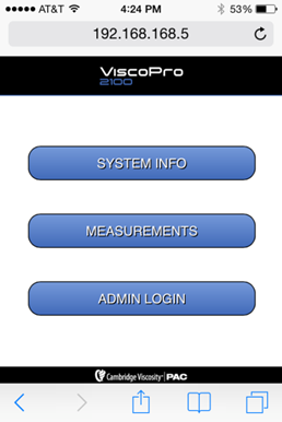 How to Log Into a Viscometer with a Smart Phone