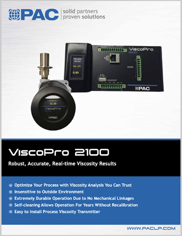 Cambridge Viscosity | ViscoPro 2100 In-Line Process Viscometer